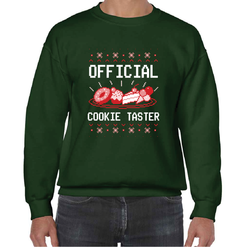 A1 Print & Stitch - Official Cookie Taster Christmas Jumper - Various ...