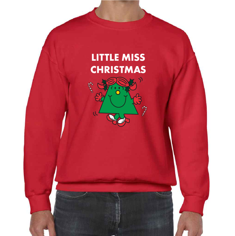 A1 Print & Stitch - Little Miss Christmas Jumper - Various Colours - GD56